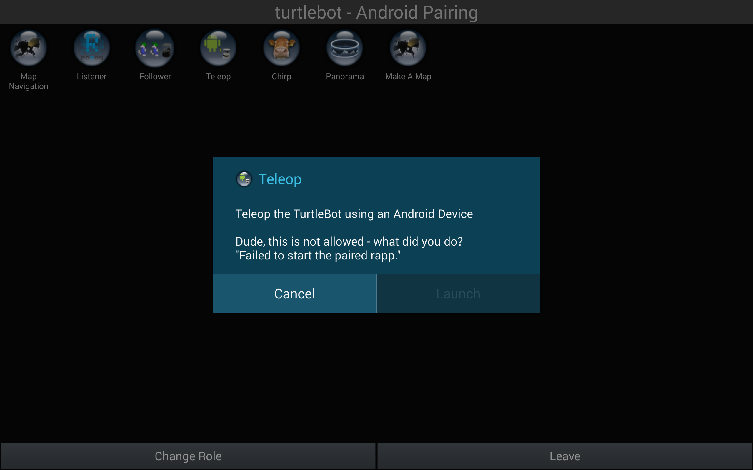 Turtlebottutorialsindigoandroid Interactionshow To Run Turtlebot Andorid Application Ros Wiki